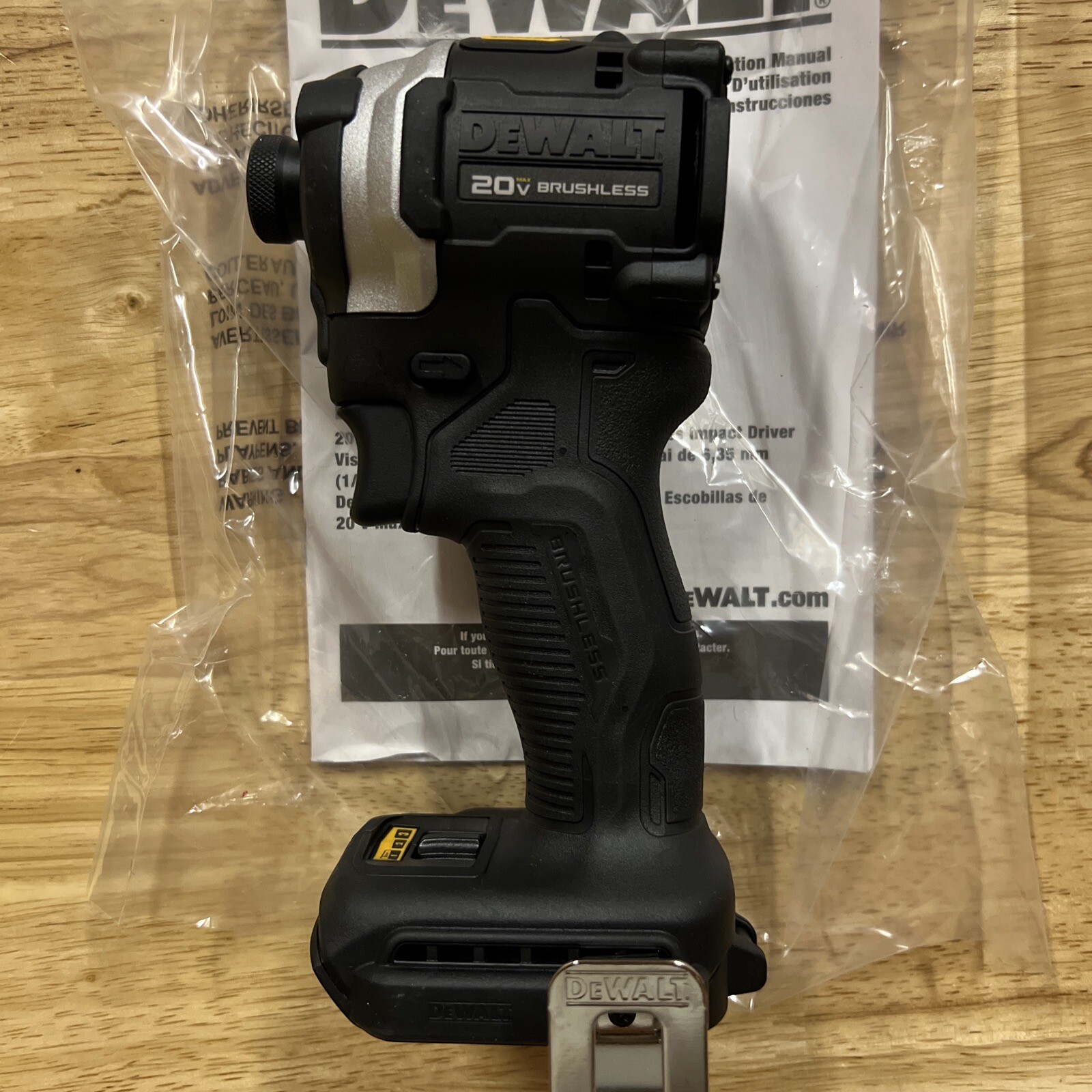 Dewalt DCF850 3-Speed Brushless 20V Cordless 1/4 Atomic Impact Driver ...