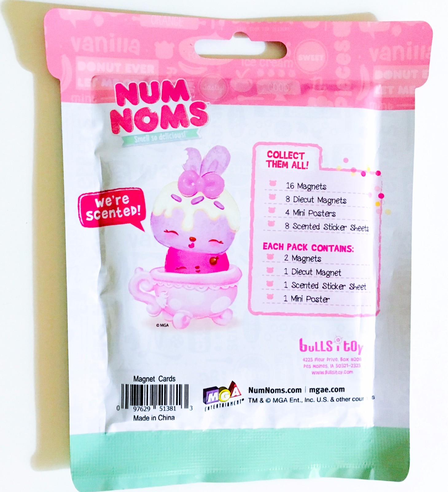 Num Noms Magnet Cards Blind Bag Series 1 & 2 Scent Sticker Diecut ...
