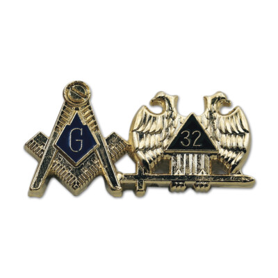 Square & Compass 32nd Degree Scottish Rite Masonic Lapel Pin | eBay
