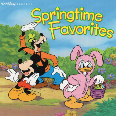 Walt Disney's Springtime Favorites MUSIC AUDIO CD classic cartoon songs ...