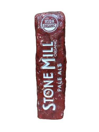 STONE MILL Pale Ale Stone BEER Tap Handle California Green Valley ...