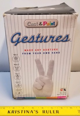 NEW Cast and Paint GESTURES MOLD IT MOLDING MATERIAL PERFECT CAST ...