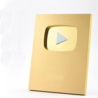 Custom YT PLAY BUTTON Awards GOLD PLAY BUTTON SILVER PLAY BUTTON Home ...