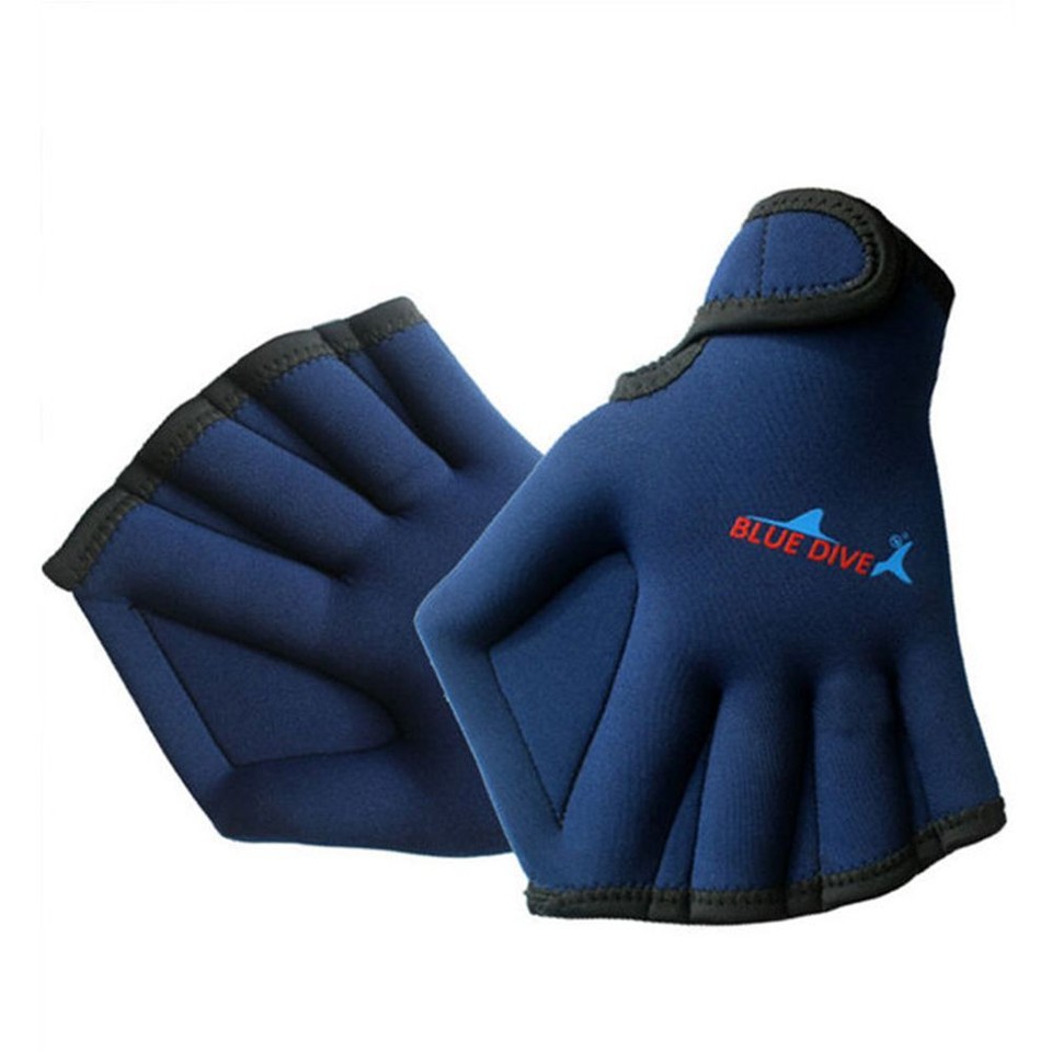 Webbed Paddles Swimming Webbed Gloves Glove Paddles Diving Accessories ...