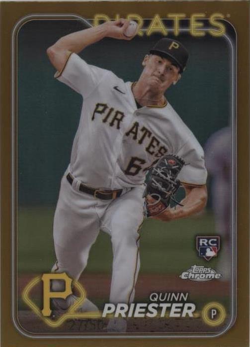 2024 Topps Chrome - Quinn Priester #55 Gold Refractor /50 (RC) for sale ...