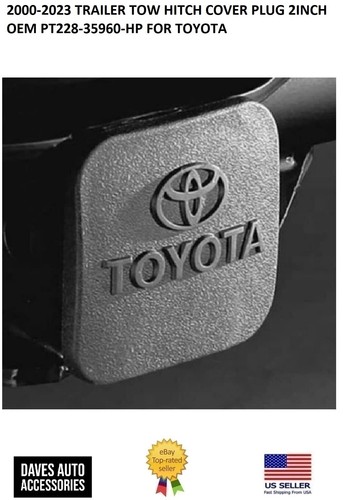 2000-2023 TRAILER TOW HITCH COVER PLUG 2INCH OEM PT228-35960-HP FOR ...