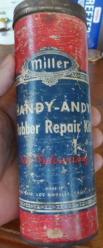 ANTIQUE MILLER HANDY-ANDY RUBBER REPAIR KIT X-37 | eBay
