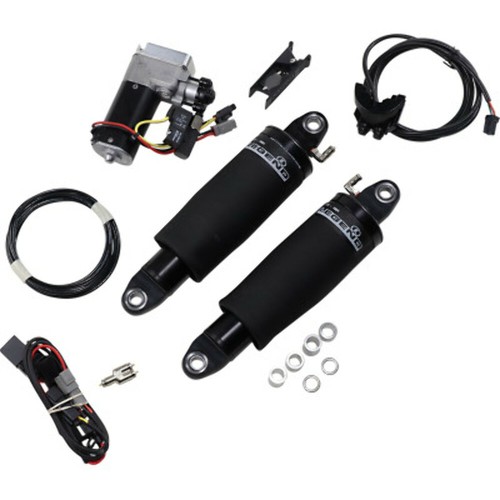 Legend Air Ride Suspension 12 13" Shocks Adjustable Anodized Harley 07 ...