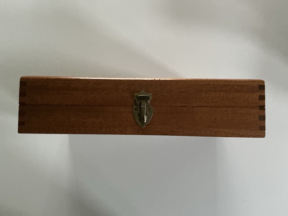 Original Smith Wesson Mahogany Wood Presentation Case Box 4 | eBay