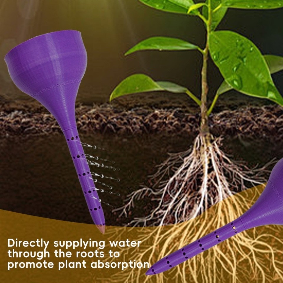 Deep Root Watering Spikes for Plants Weatherproof Irrigation Funnel ...
