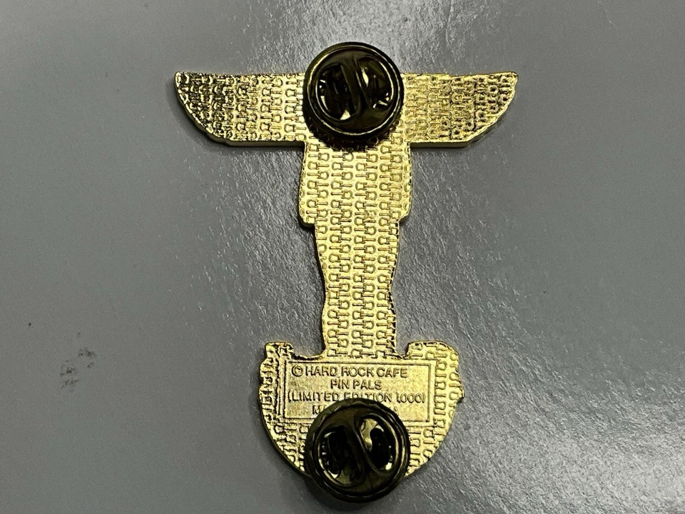 Hard Rock Cafe Egyptian Guitar Pin Myrtle Beach 4th Anniversary RARE ...