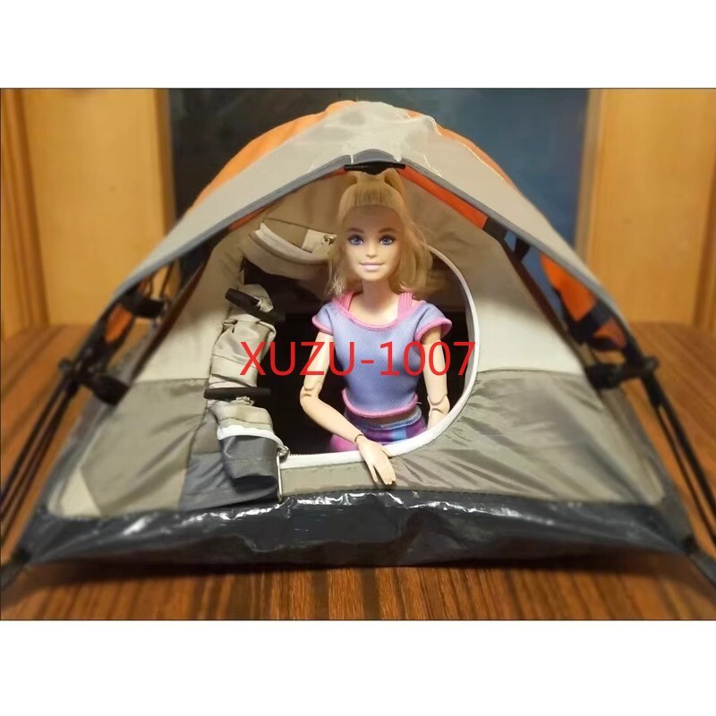1:6 Scale Tent Miniature Camping Equipment Model For 12" Action Figure ...