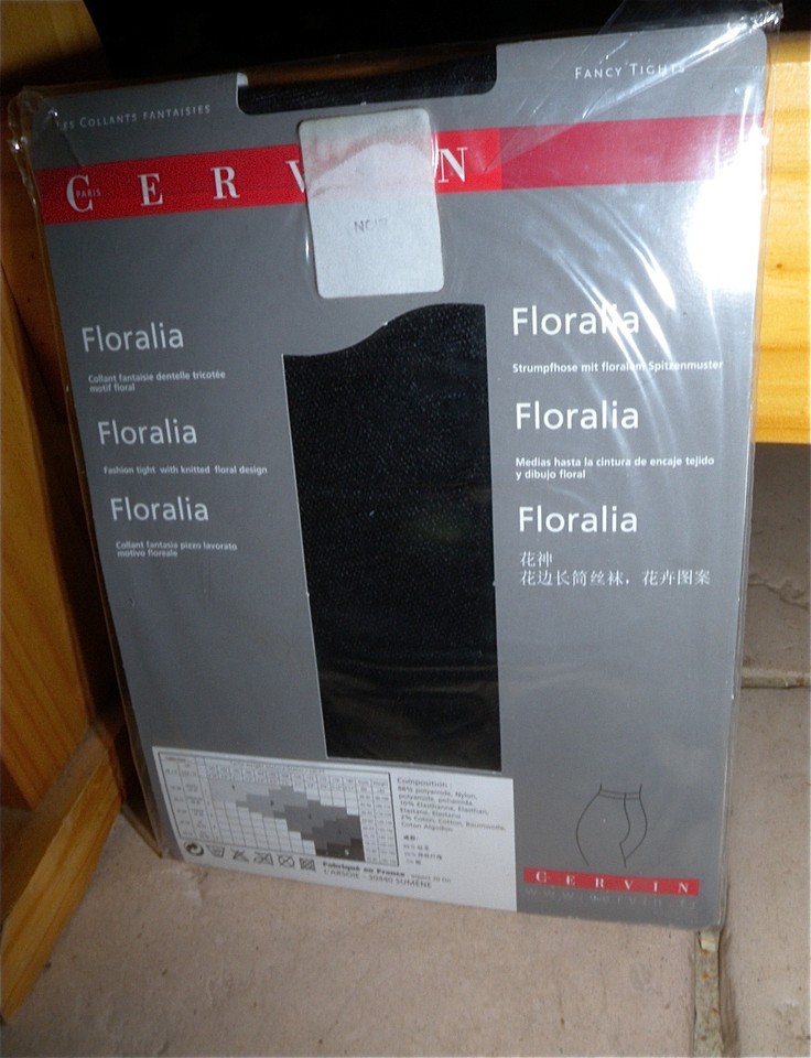 Strumpfhose Fantasie Floralia Cervin Paris Neu Verpackt Oberteil ...