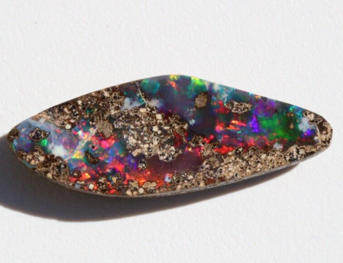 5.60ct Solid Boulder Opal from Opalton, Queensland, Australia | eBay ...