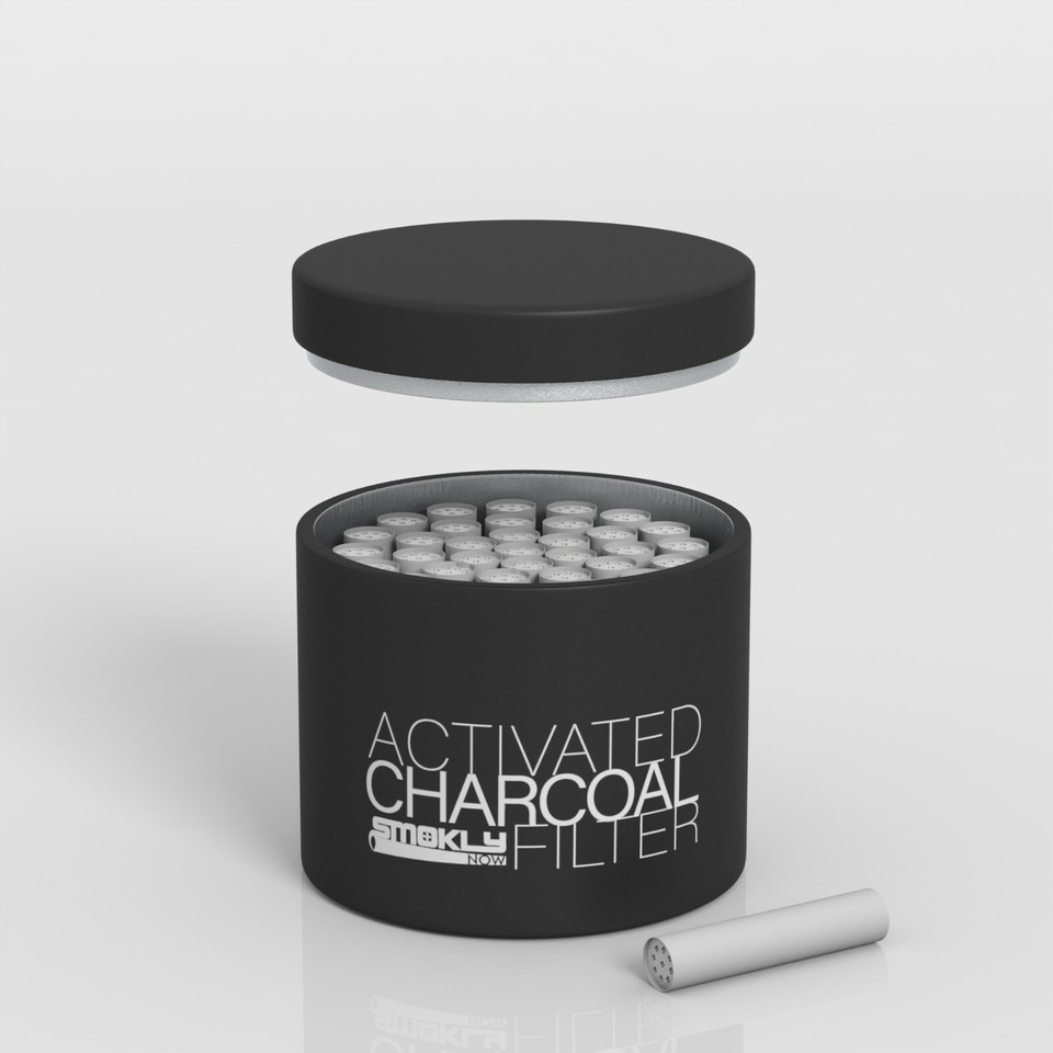 SmoklyNow Charcoal Cigarette Filter – Handmade Ultra Slim Filter (6mm x ...
