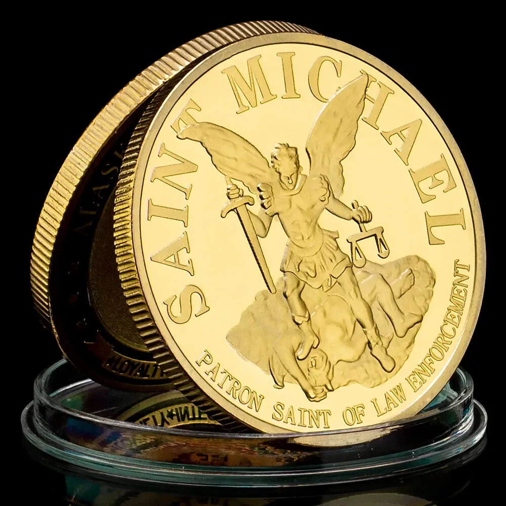 Alaska State Troopers Saint Michael Commemorative Challenge Coin Gift ...