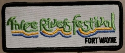 Three Rivers Festival City of Fort Wayne Indiana embroidered sew on ...