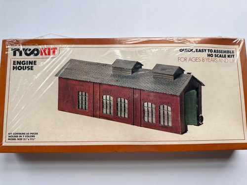 HO Scale Engine House Model RR Kit By Tyco NIB | eBay