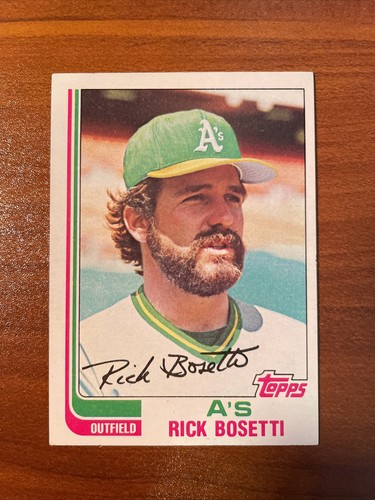 1982 Topps Oakland Athletics Baseball Card #392 Rick Bosetti 0448T | eBay