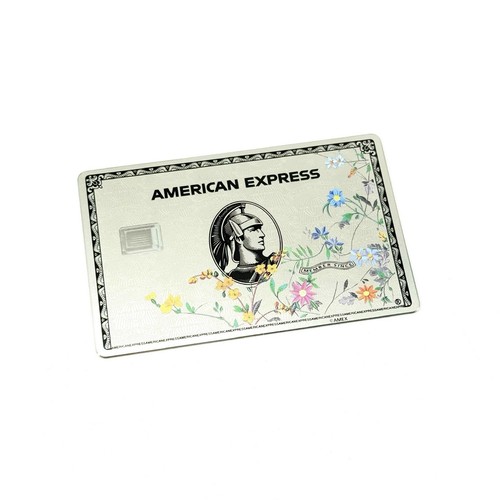 Platinum Floral Amex Centurion Small Chip Card | Customizable ...