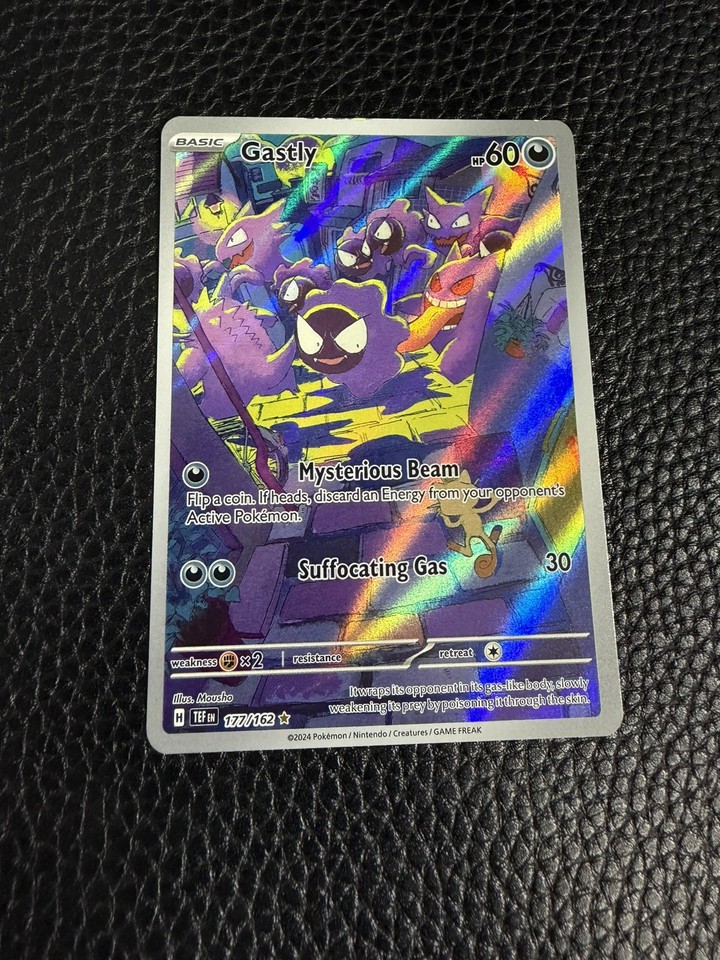 Gastly 177/162 Temporal Forces Illustration Rare Pokemon Card | eBay