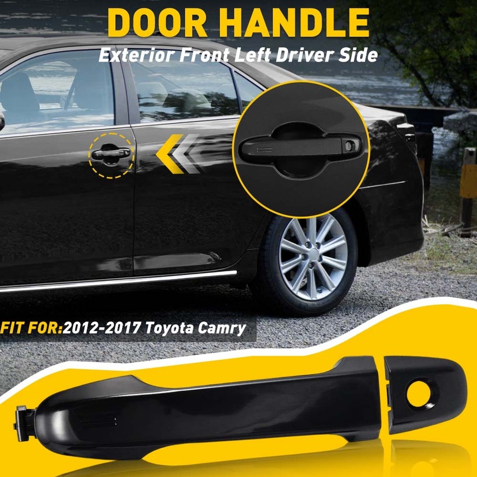 For 2012 2013-17 Toyota Camry Black Exterior Front Left/Right Door ...