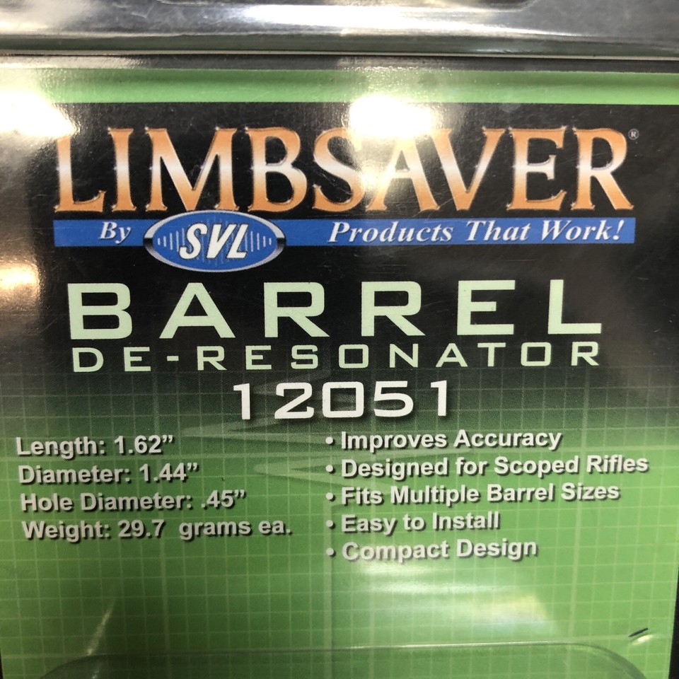 LimbSaver Barrel De-Resonator Black | eBay