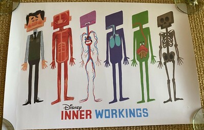 Walt Disney Inner Workings Collectible Commemorative Lithograph Print ...