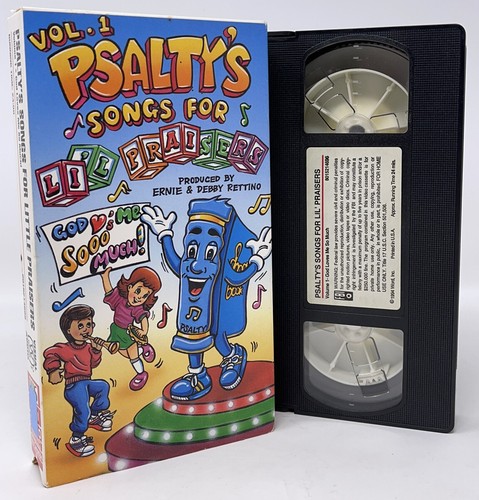 PSALTY'S SONGS FOR LI'L PRAISERS Vol. 1 "God Loves Me So Much!" VTG VHS ...