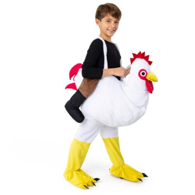 Dress Up America Ride A Chicken Costume - Chicken Rider Costume Kids | eBay
