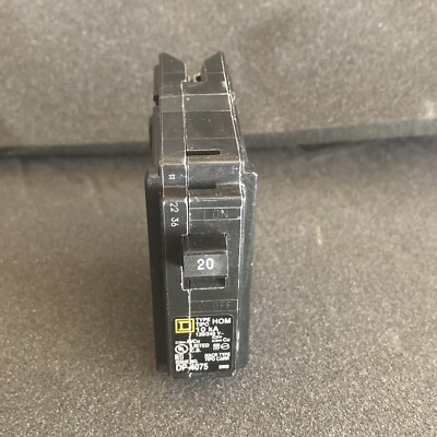 New Square D 20 AMP DP-4075 Type HOM Circuit Breaker 1-Pole | eBay