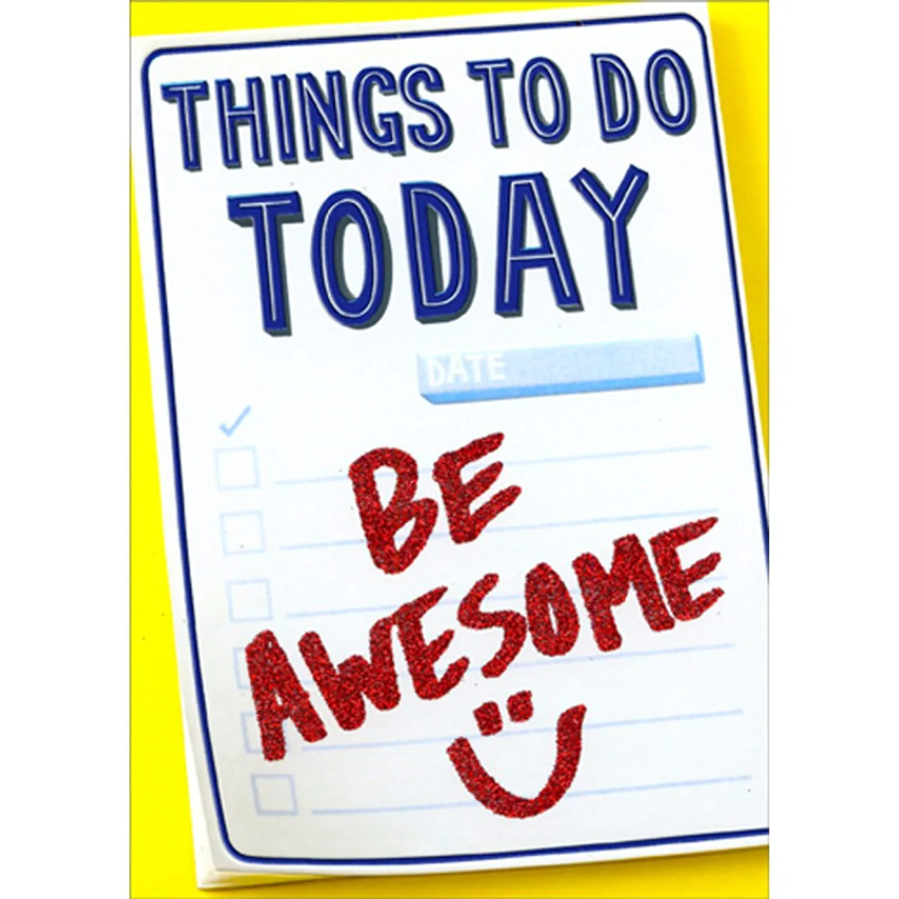 Encouragement Greeting Card - Things to do Today | eBay