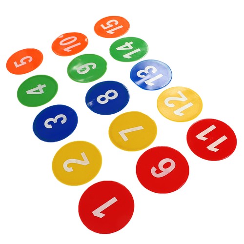 Sports Number Spots Marker 1 To 15 Carpet Number Spot Markers With 5 ...