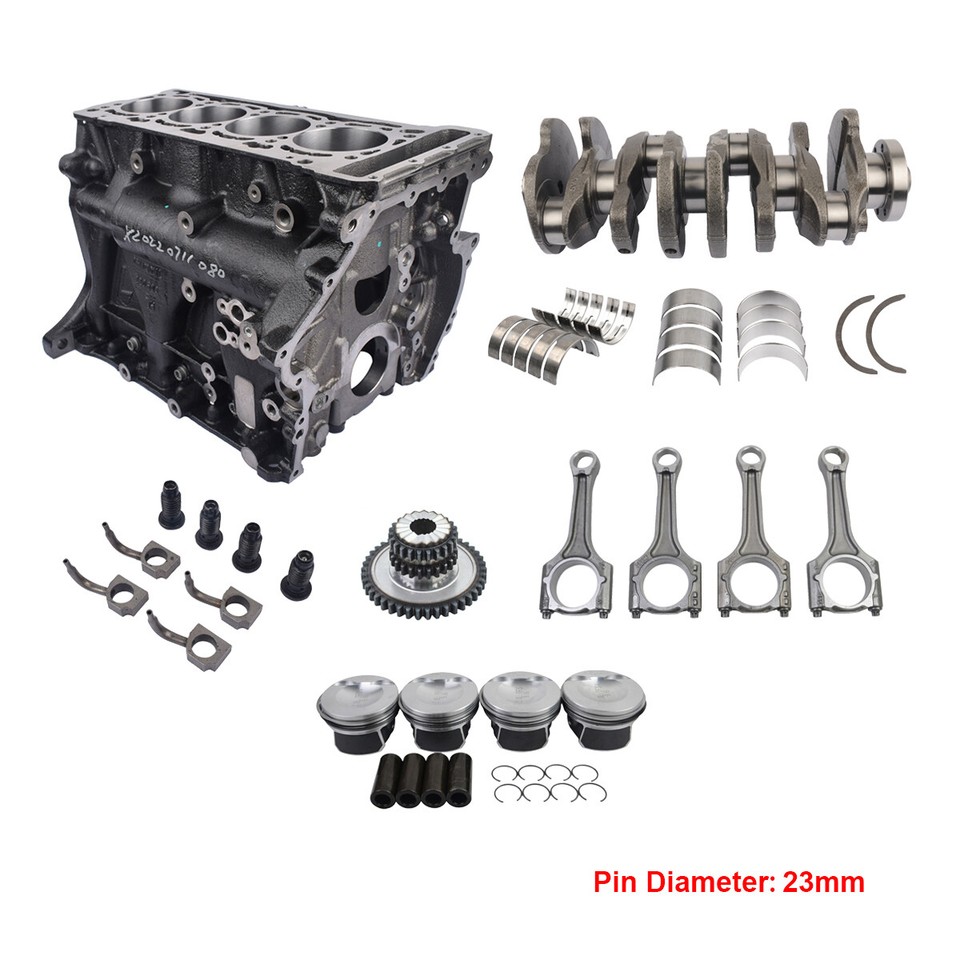For VW Passat Jetta GTI Tiguan 2.0 CCTA CBFA Engine Block Pistons ...