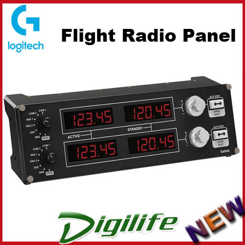 Logitech G Pro Flight Radio Panel with LED Display for PC SAITEK | eBay ...