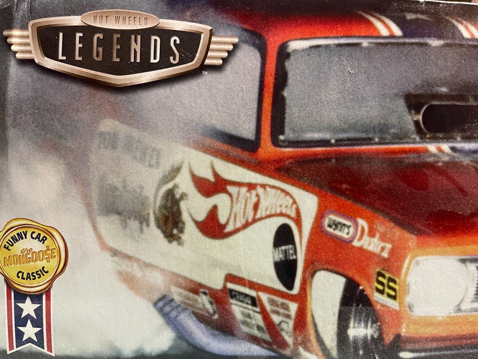 LEGEND OF A LIFETIME! NEW RARE 1/24 HW LEGENDS "MONGOOSE" FUNNY CAR ...