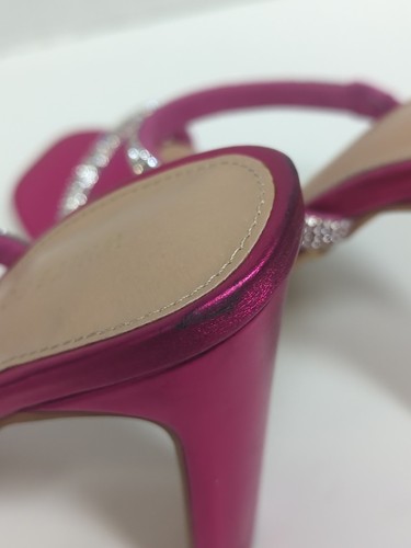 White Fox High Heels Ladies Sz 8 M Rhinestone Strappy Hot Pink Sexy | eBay