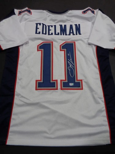 Julian Edelman New England Patriots Autographed Signed Custom Jersey XL COA | eBay