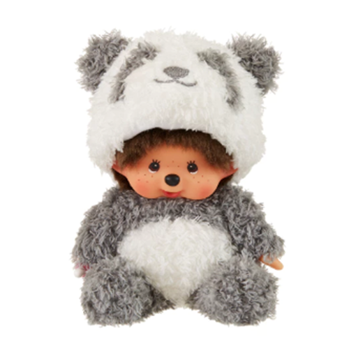 Monchhichi Plush # Panda Grey Size S Sekiguchi Dolls & Toy Stuffed ...