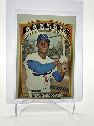 1972 Topps Manny Mota Baseball Card #596 VG-EX Quality FREE SHIPPING | eBay