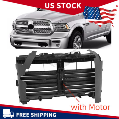 Front Grille Shutter W/ Actuator For 2013 2014 17 2018 Dodge Ram 1500 ...