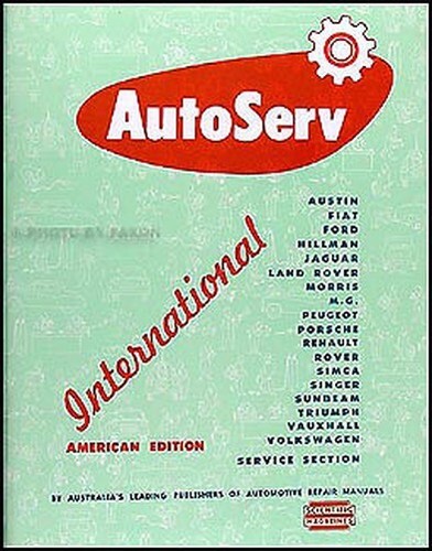 Autoserv Manuale Fiat 600 1100 Morris Minor Maggiore Oxford Austin A35 ...