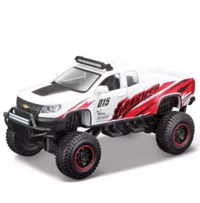 2017 Chevrolet Colorado Z72 White Ext Cab Maisto Rebel Loose 1:48 | eBay