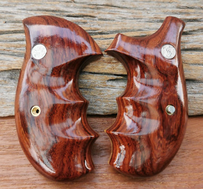 S&W K, L FRAME ROUND BUTT MODEL 686 COMBAT GRIPS 66, 696 TIGER RENGAS WOOD # 18 | eBay