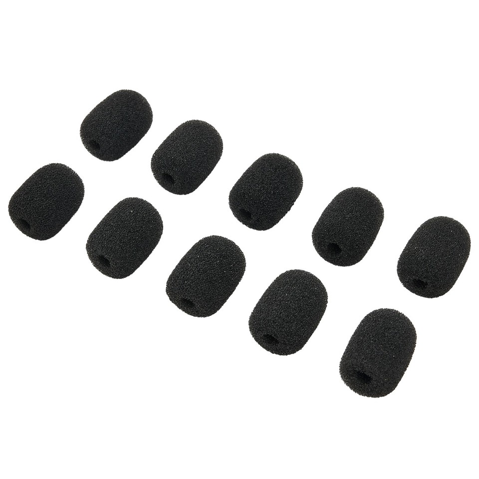 For Mic Microphone Cover Headset Sponge Tools Windscreen 10pcs Cover ...