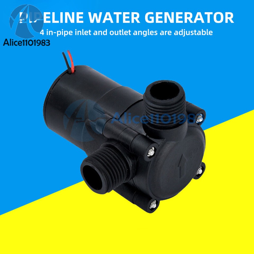 Small Portable Mini-hydro Generator Flow Water Charger Hydroelectric ...