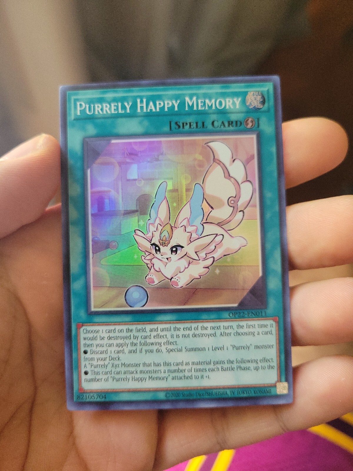 Yugioh Purrely Happy Memory - Super Rare - Unlimited - NM - OP22-EN011 ...