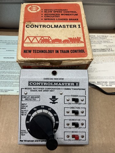 MRC Control Master 1 Transformer HO gauge & N gauge Trains | eBay