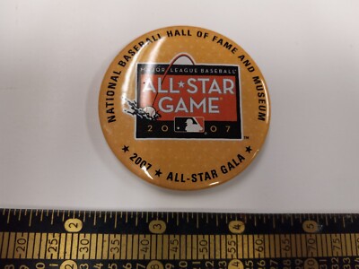 Vintage Pin Pinback ( ALL STAR GAME 2007 MLB ALL STAR GALA BASEBALL HOF ...