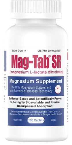 (2PK) Mag-Tab SR Magnesium Supplement, 100 Caplets 736765420172VL | eBay